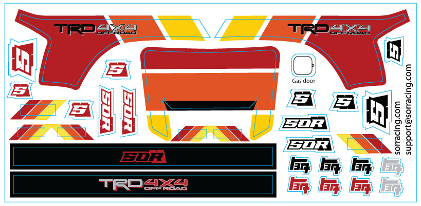 Ivan Decal Kit for the Element RC KnightWalker – SOR RC Products