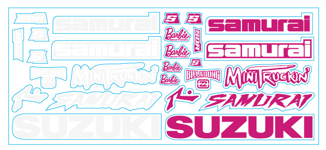 Element RC Bushido 90’s Trim Decal Kit – SOR RC Products