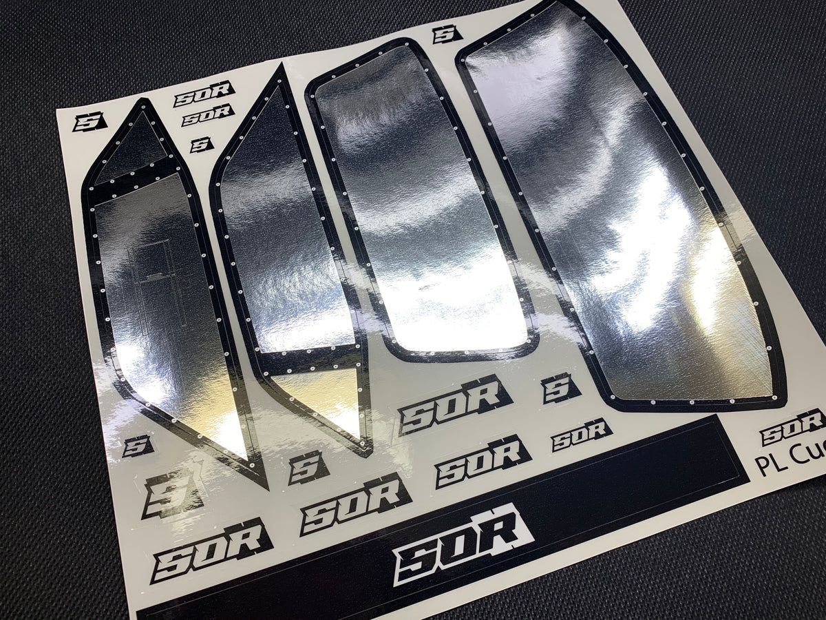 SOR Eliminator Window Decal Kit for the Proline ‘Cuda – SOR RC Products